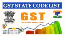 GST State Code List 2025 with all Details PDF New Updated