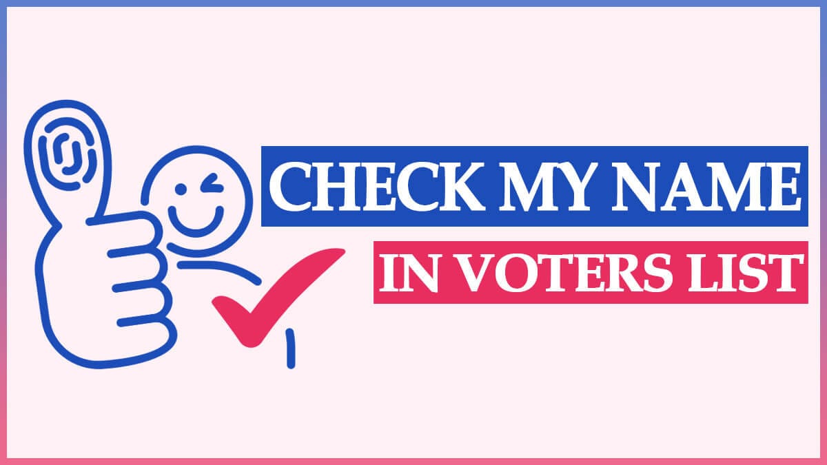 Check My Name In Voter List 2023 Download Voter Id Card