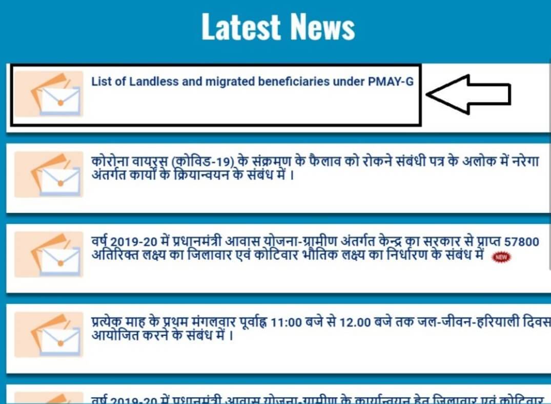 Bihar Indira Awas Yojana List 2025 | IAY / PMAY-G Landless & Migrated ...