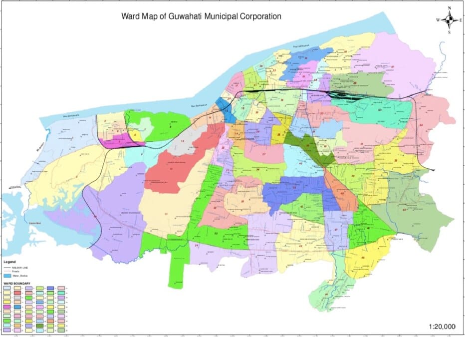 GMC Ward List 2023 Area Wise Guwahati Municipal Corporation Ward Map GMC Ward List 2023 Area Wise Guwahati Municipal Corporation Ward Map