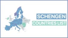 Schengen Countries List PDF with their Map and Visa Details