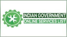 Indian Government Online Services List 2025
