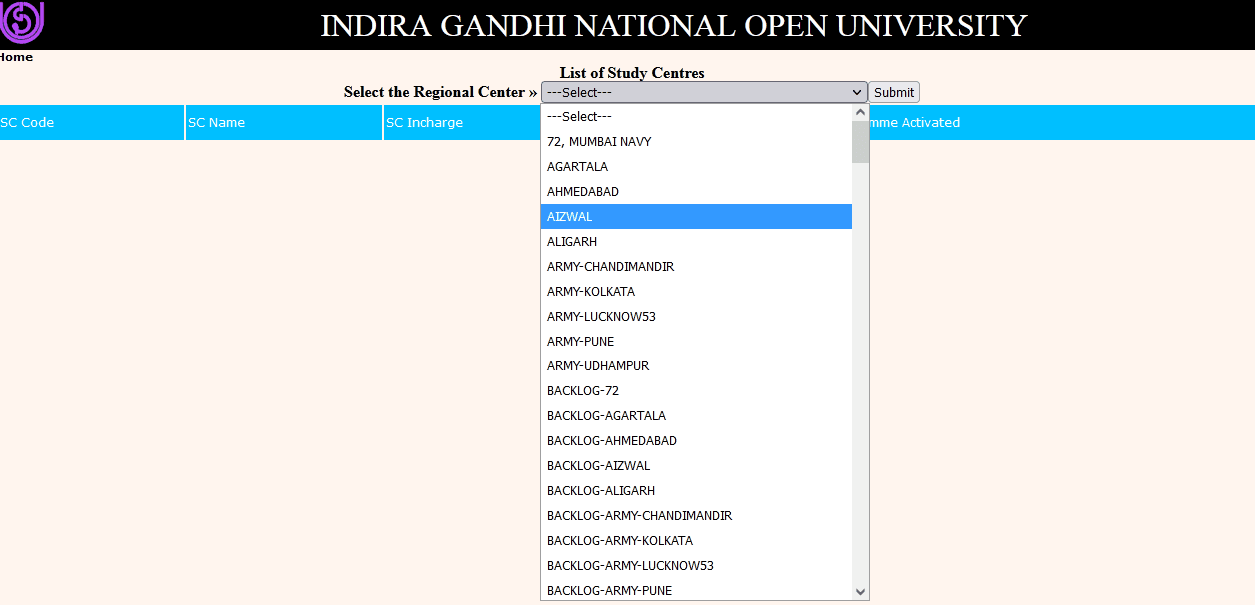 IGNOU Study Centre List 2025 PDF Download Region Wise with their ...