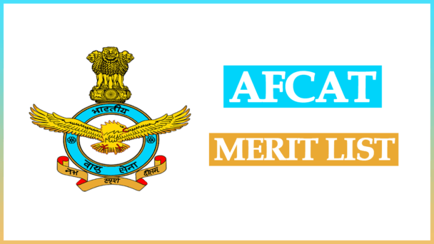 AFCAT Merit List 2023 PDF Download