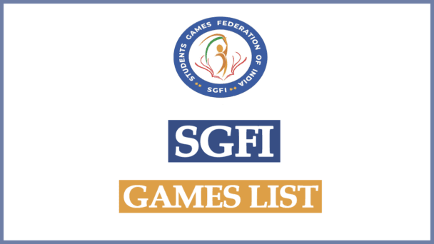 SGFI Games List 2023-24 PDF Calendar