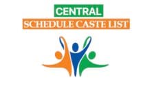 Central List for SC (Scheduled Castes) in India 2025 State Wise